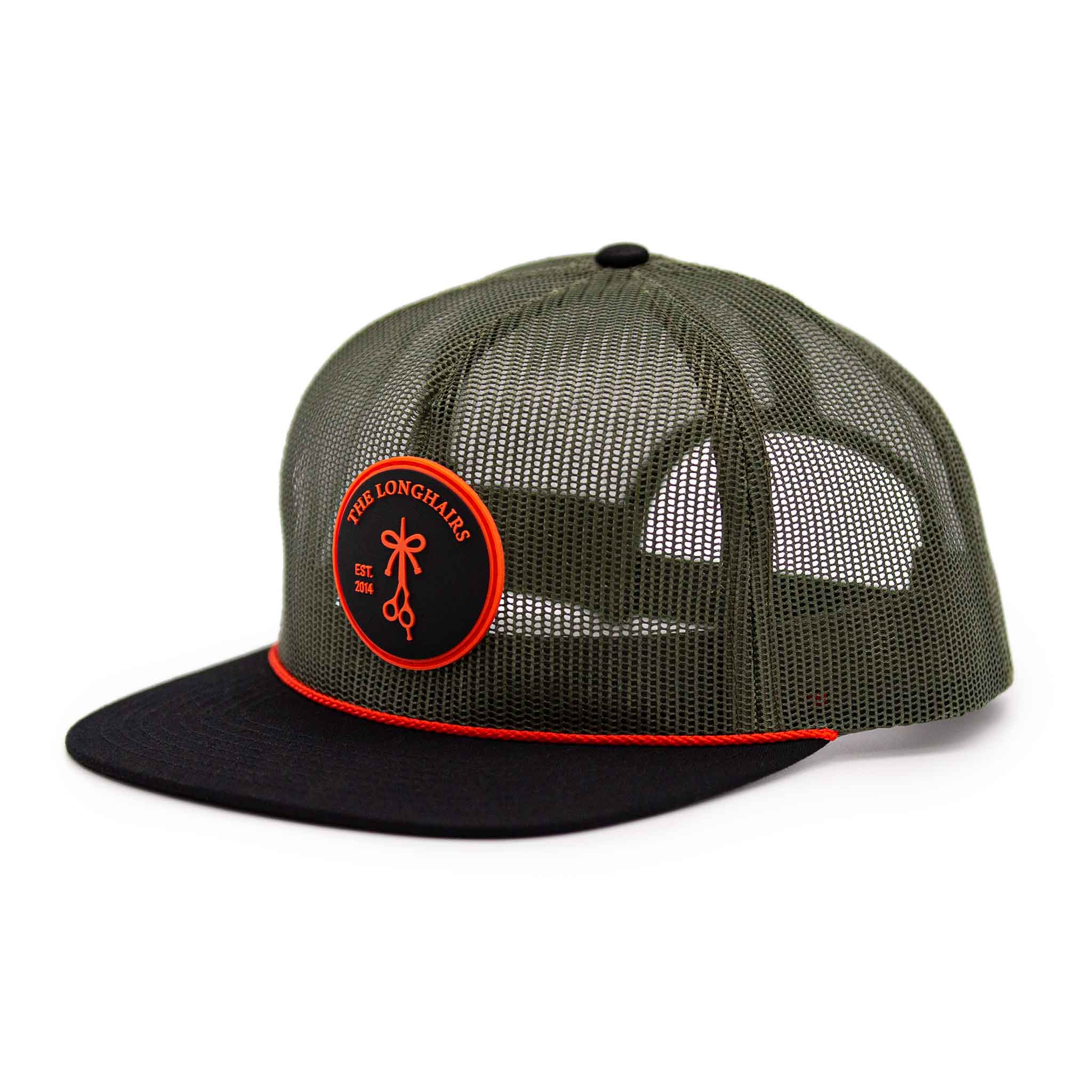 Green Mesh Ball Cap from The Longhairs