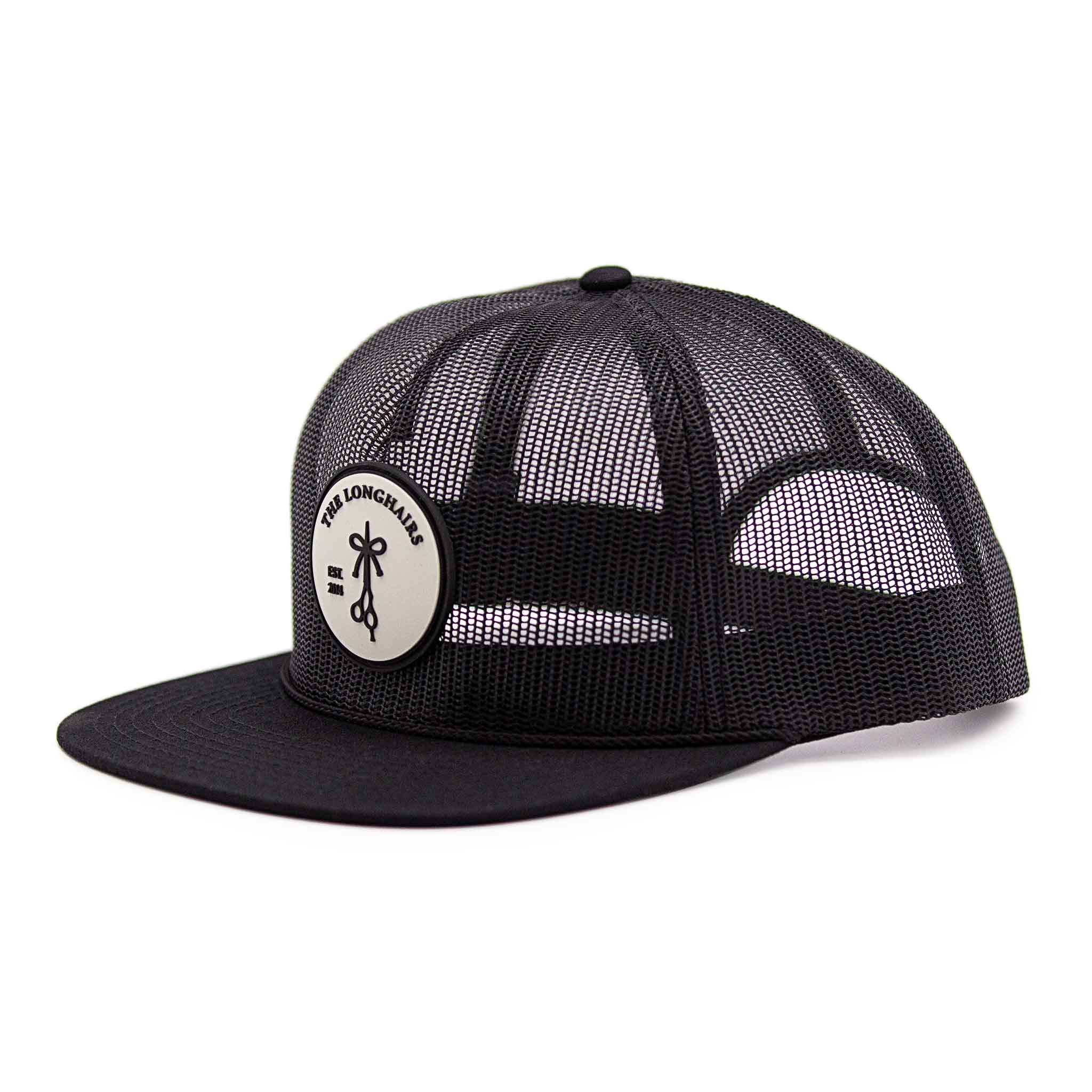 Black Mesh Ball Cap from The Longhairs